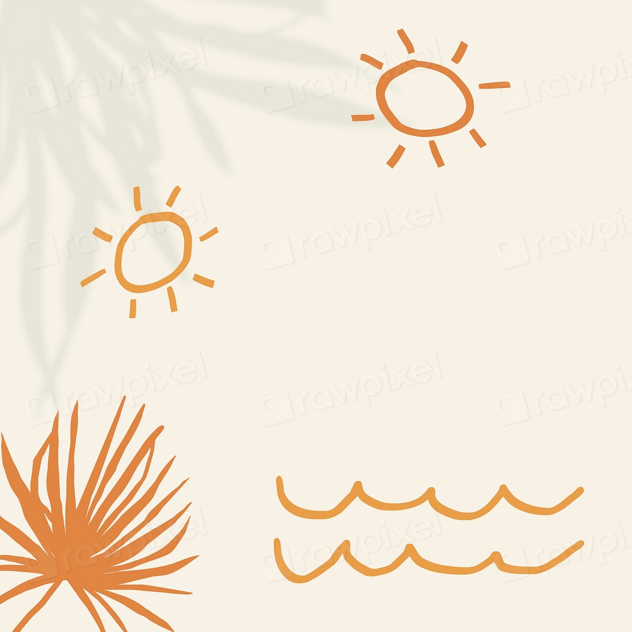 Summer sunset beige background vector | Free Vector - rawpixel