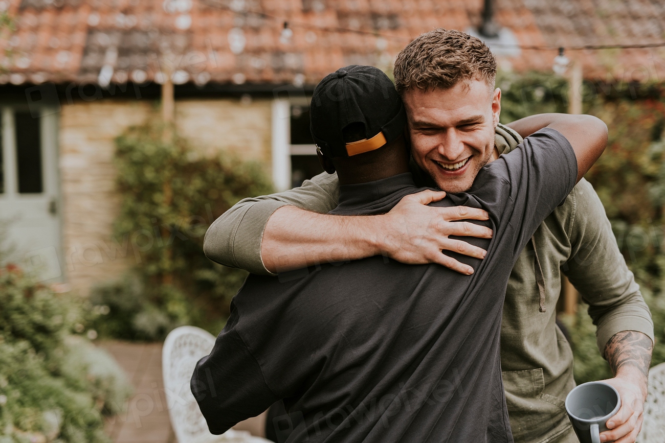 Friends hugging each other party | Premium Photo - rawpixel
