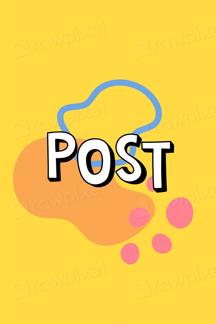 Post vector text comic font | Premium Vector - rawpixel