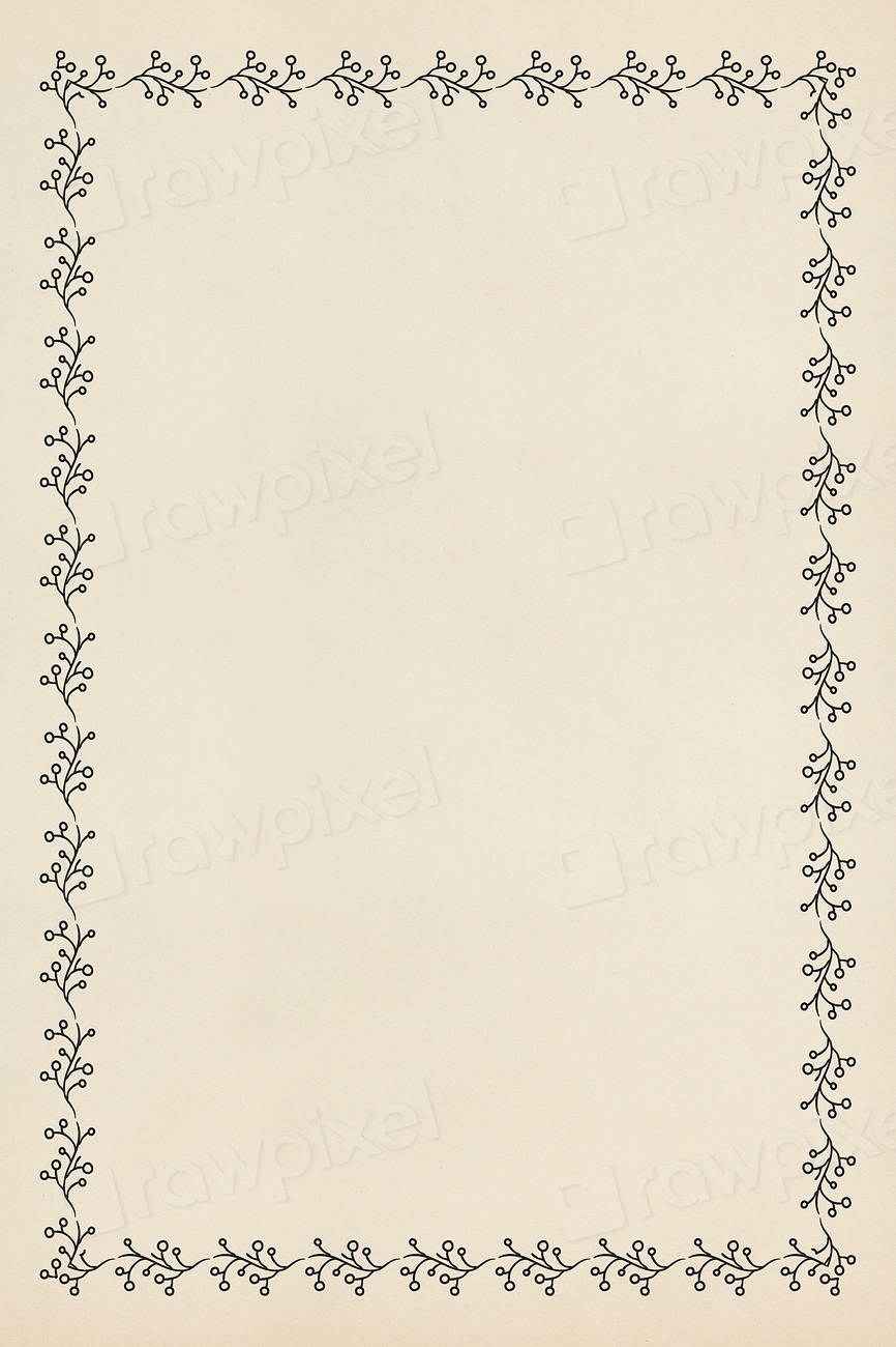 Vintage ornamental decorative frame beige | Free PSD - rawpixel