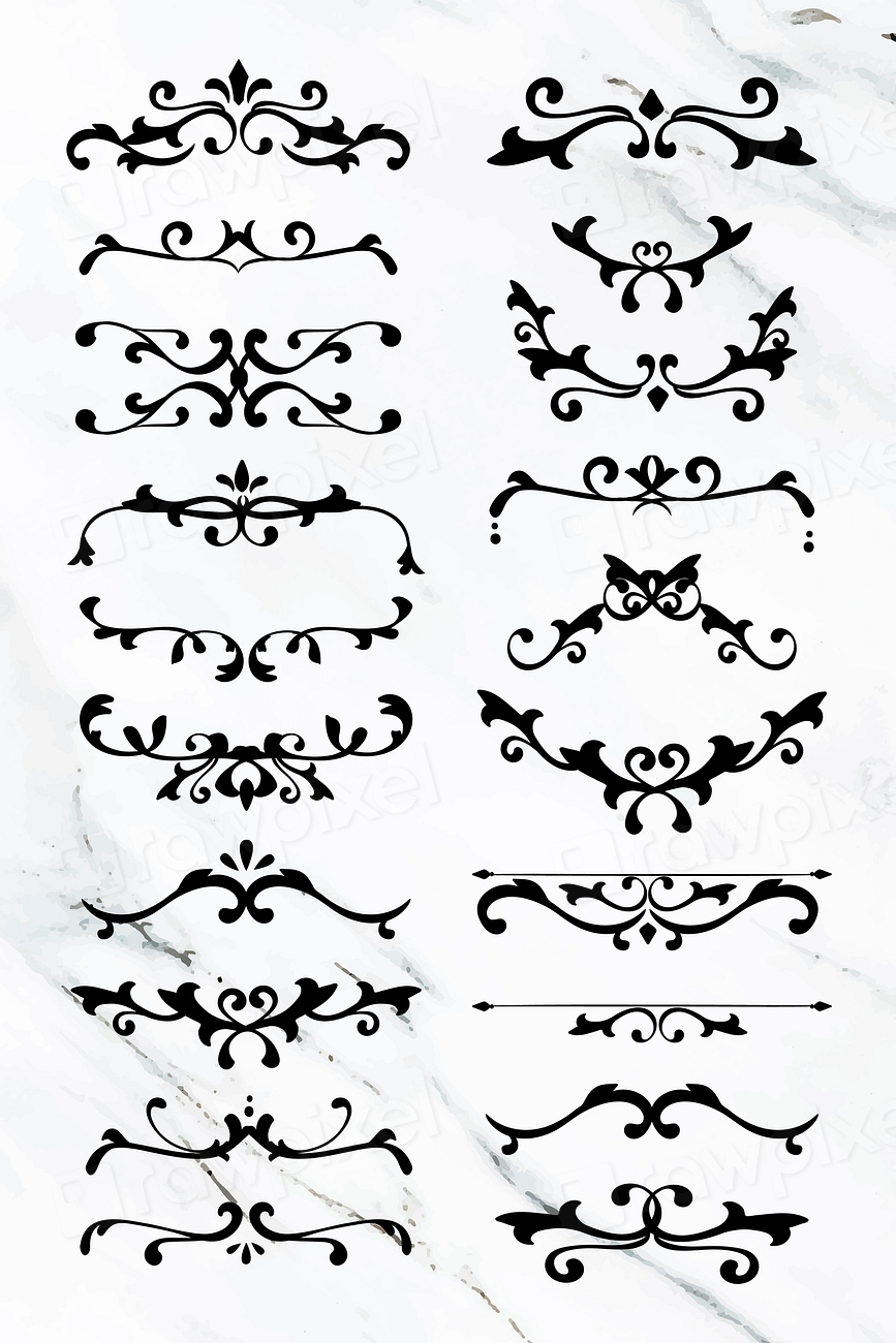 Black classy frame ornaments vintage | Free Photo - rawpixel
