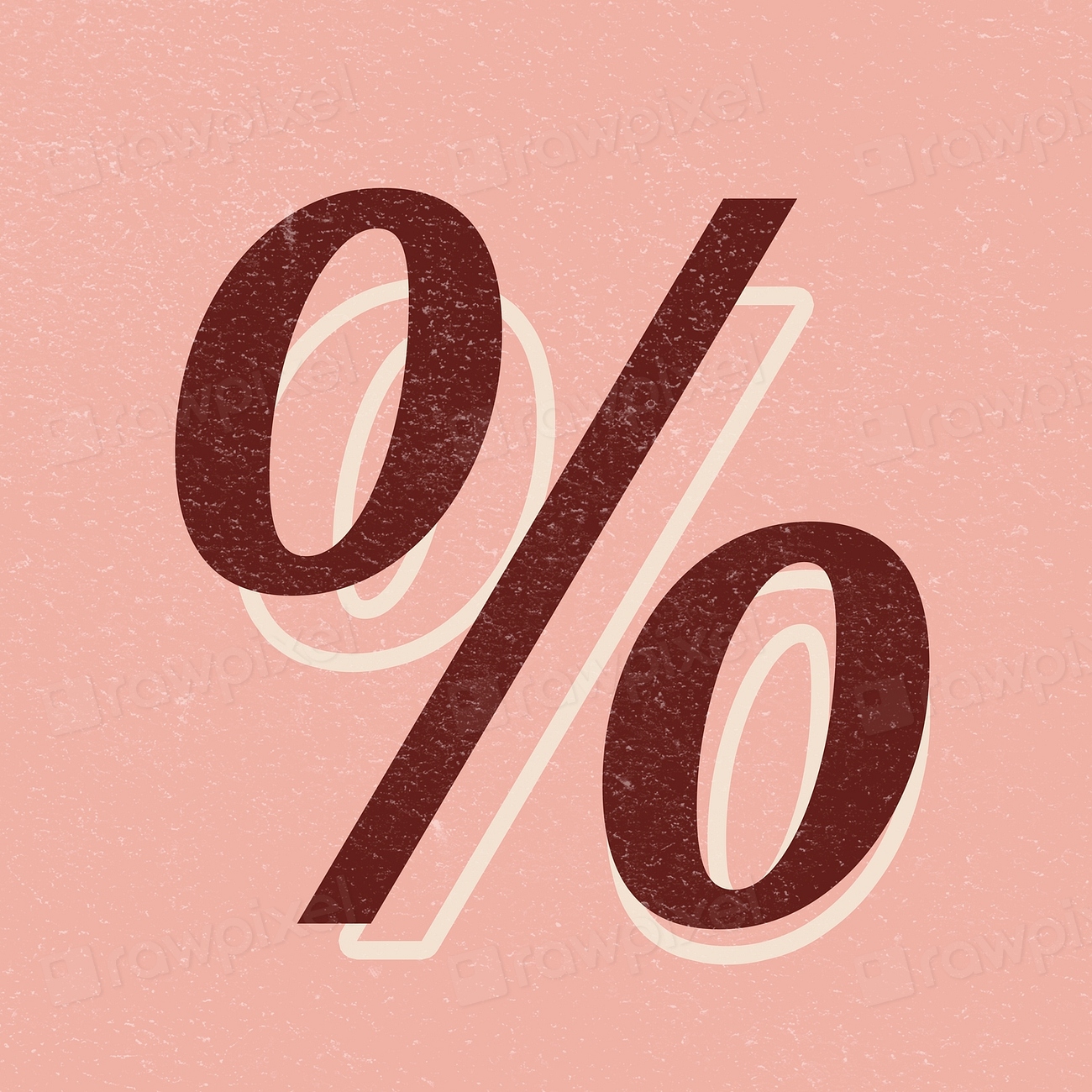 Percentage sign symbol icon handwritten | Premium PSD - rawpixel