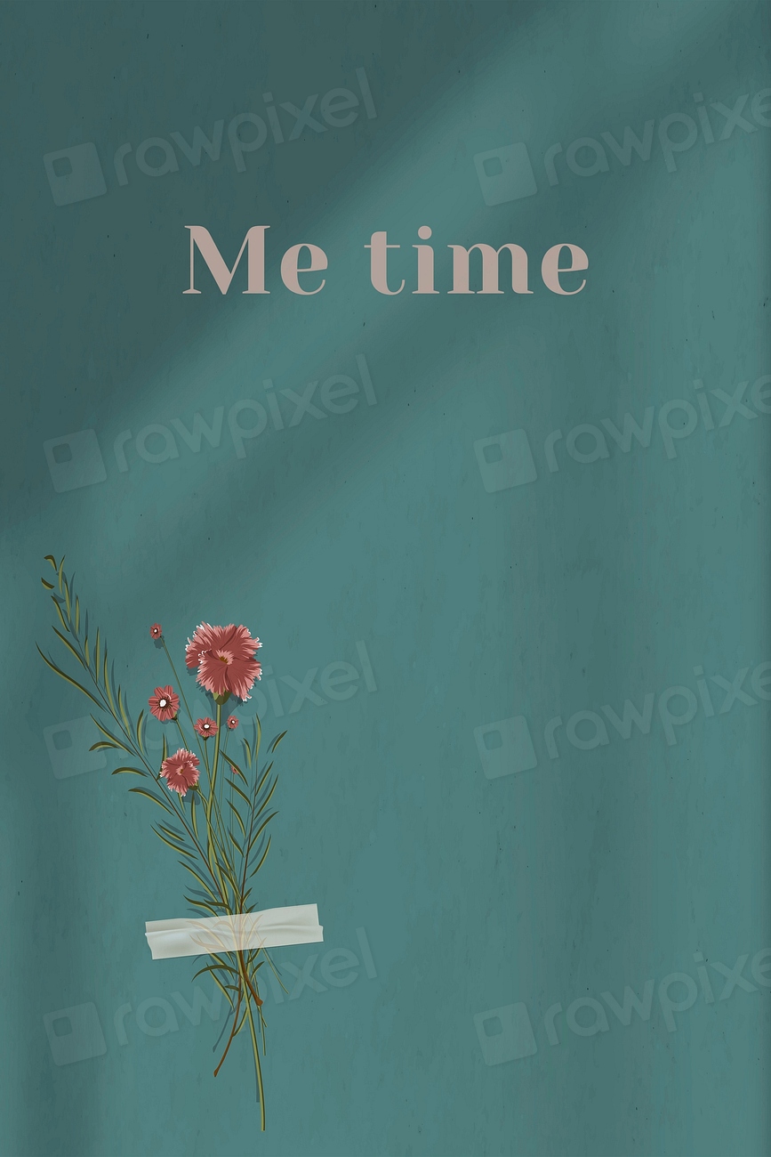 Me time quote green wall | Free Photo - rawpixel