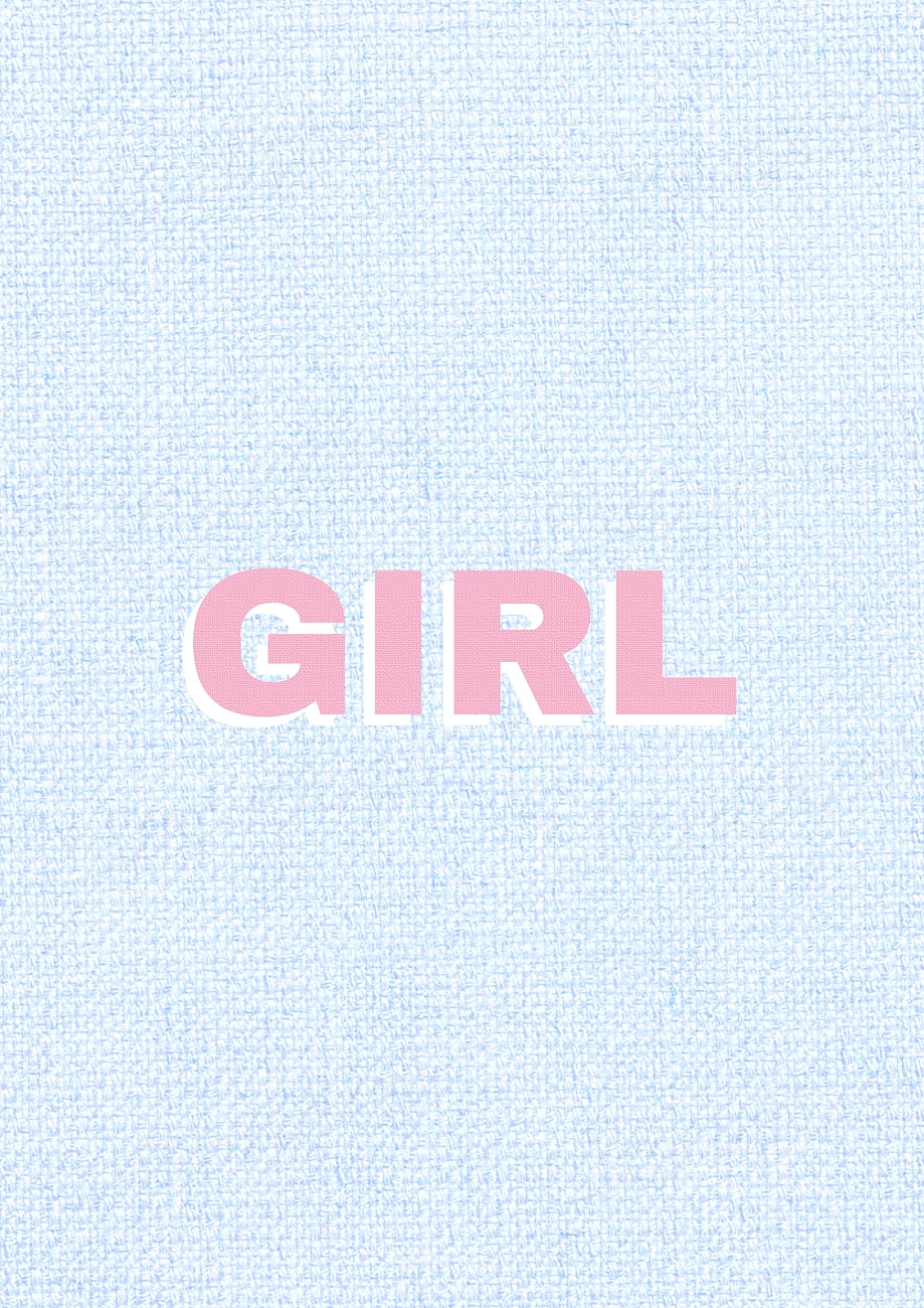 Vector Girl word typography font | Free Vector - rawpixel