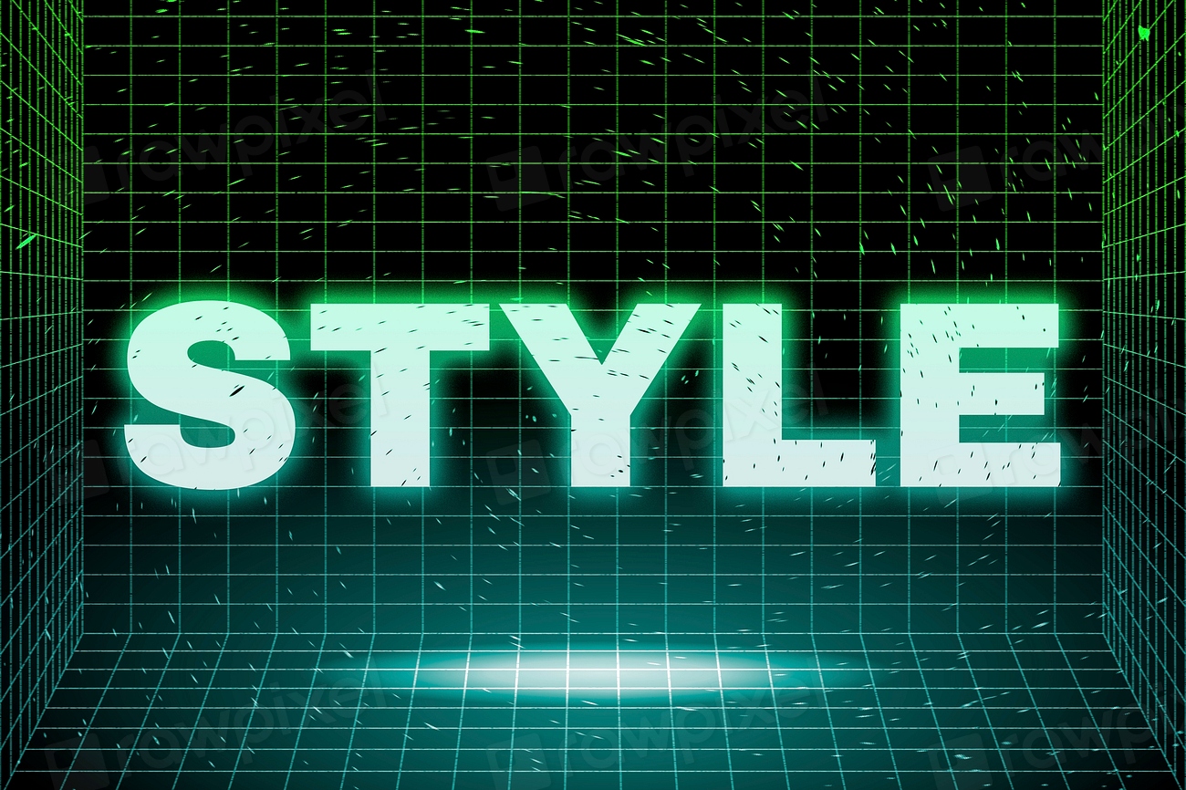 Cyber style neon grid style | Free Photo - rawpixel