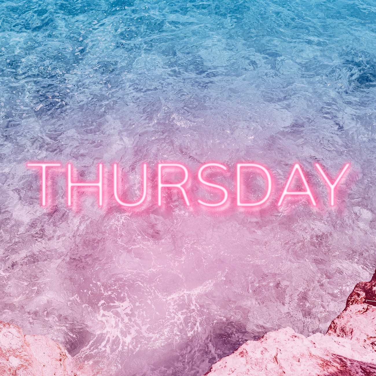 Thursday text glowing neon typography | Free Photo - rawpixel