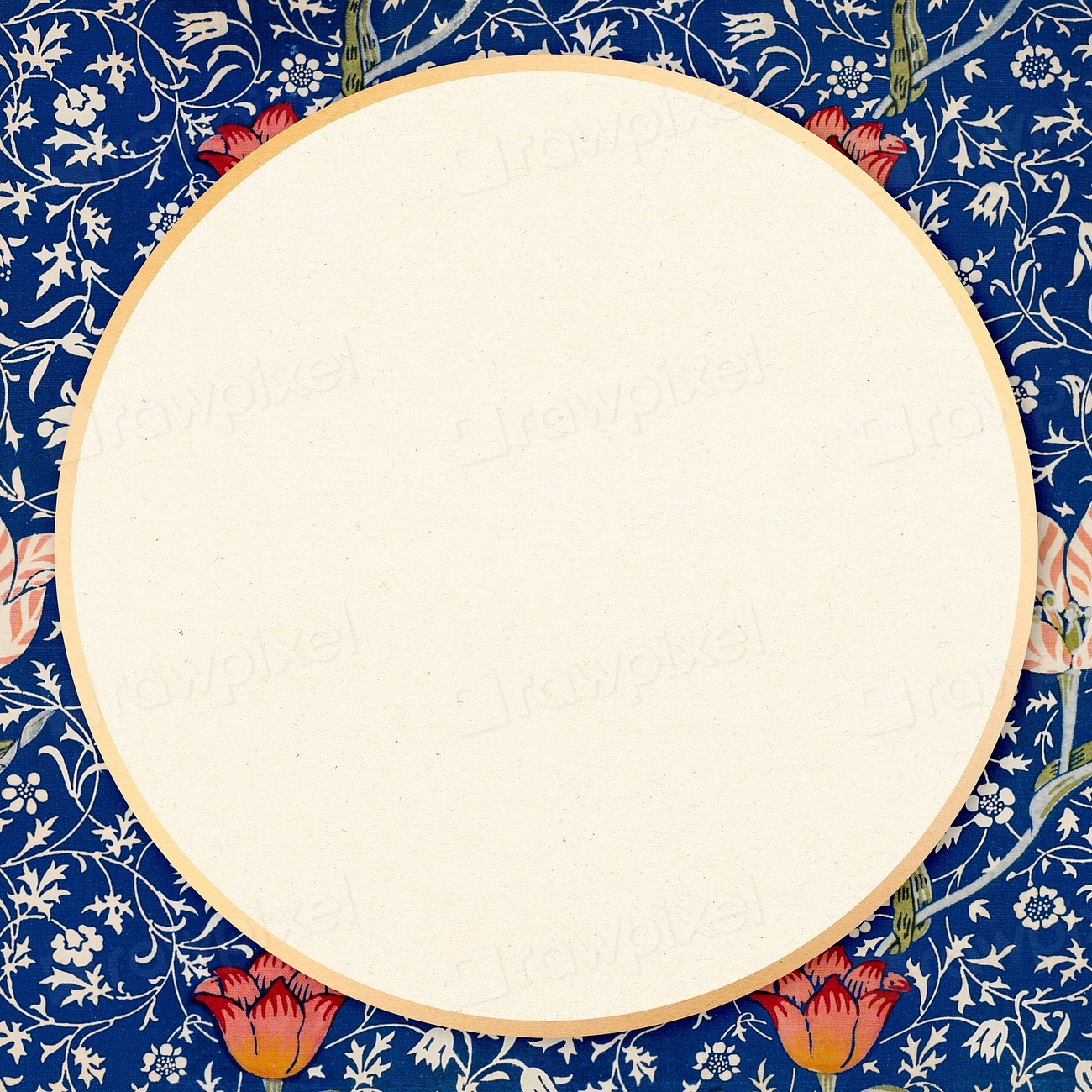 Gold frame vector Boho fabric | Premium Vector - rawpixel