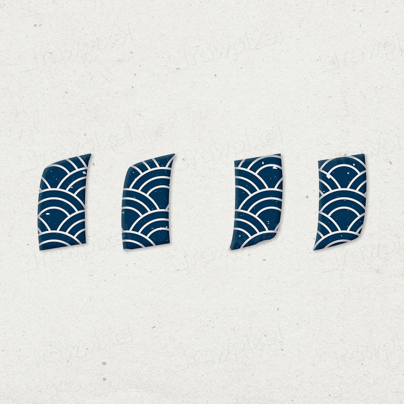 Psd quotation mark wave Japanese | Premium PSD - rawpixel