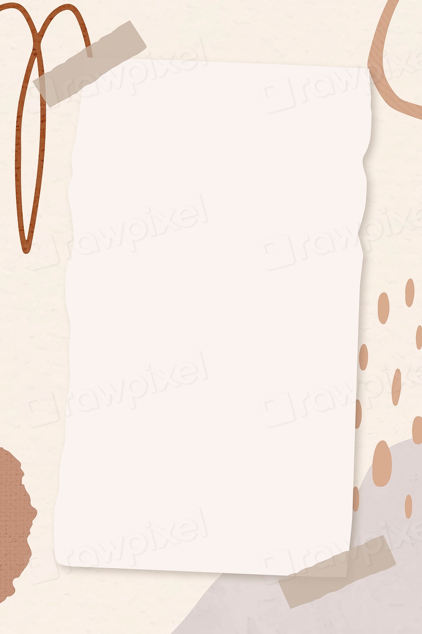 Paper note frame psd beige | Premium PSD - rawpixel