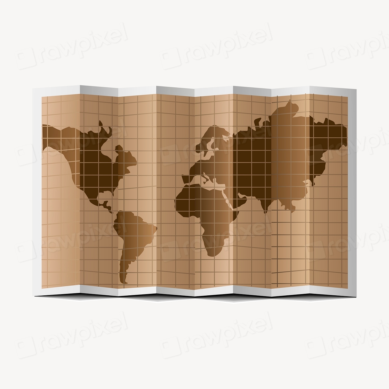 Travel map clipart, illustration psd | Free PSD - rawpixel