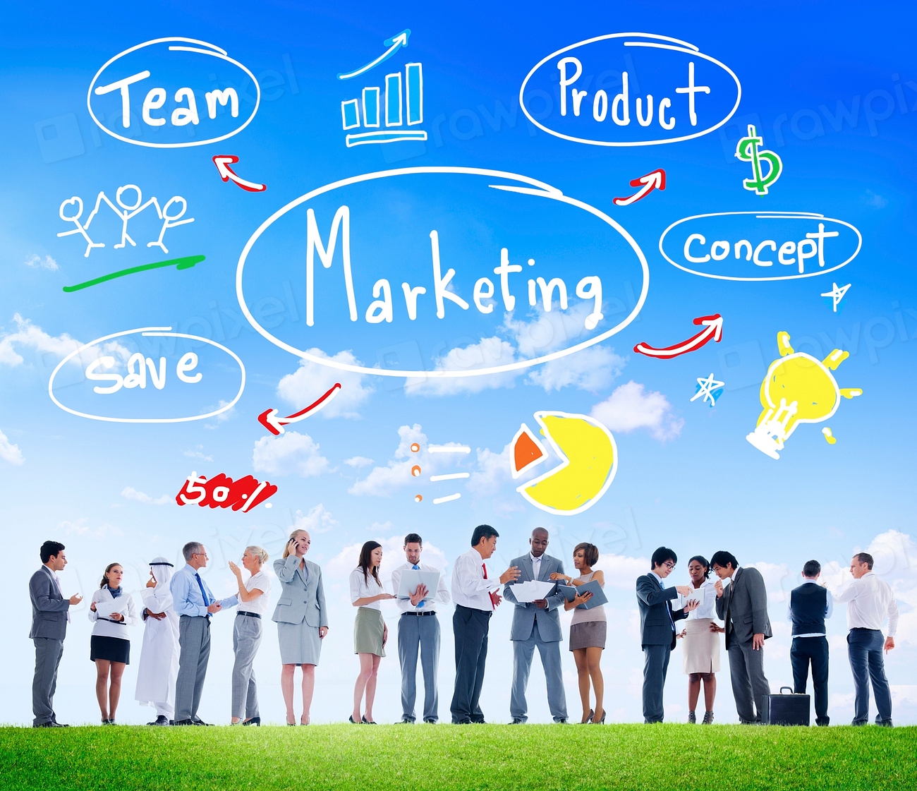 Marketing Strategy Team Business Commercial | Free Photo - rawpixel