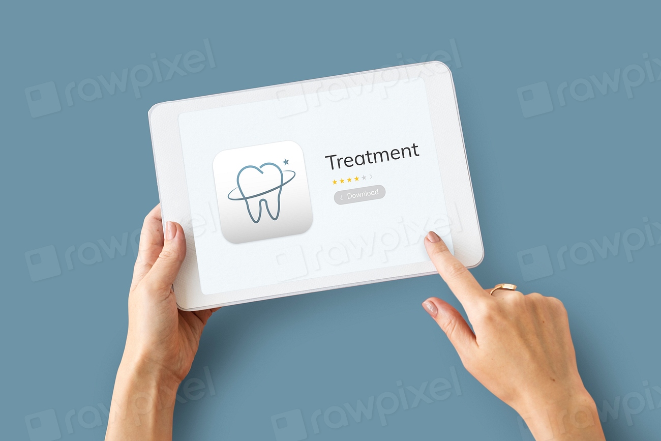 Illustration of dental care application | Free Photo - rawpixel