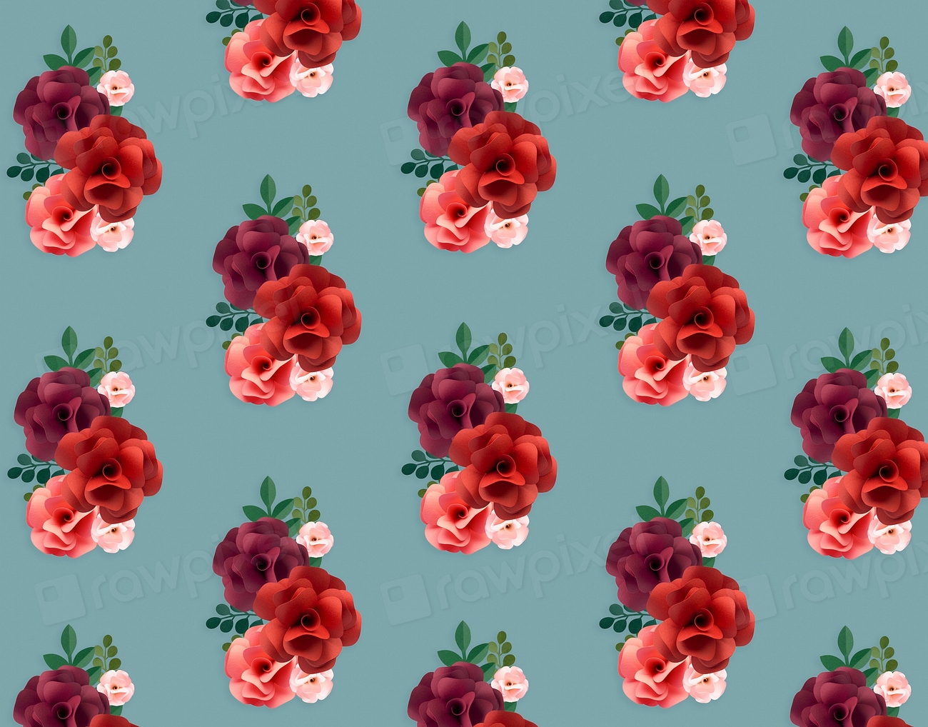 Rose Pattern Floral Texture Concept | Photo - rawpixel