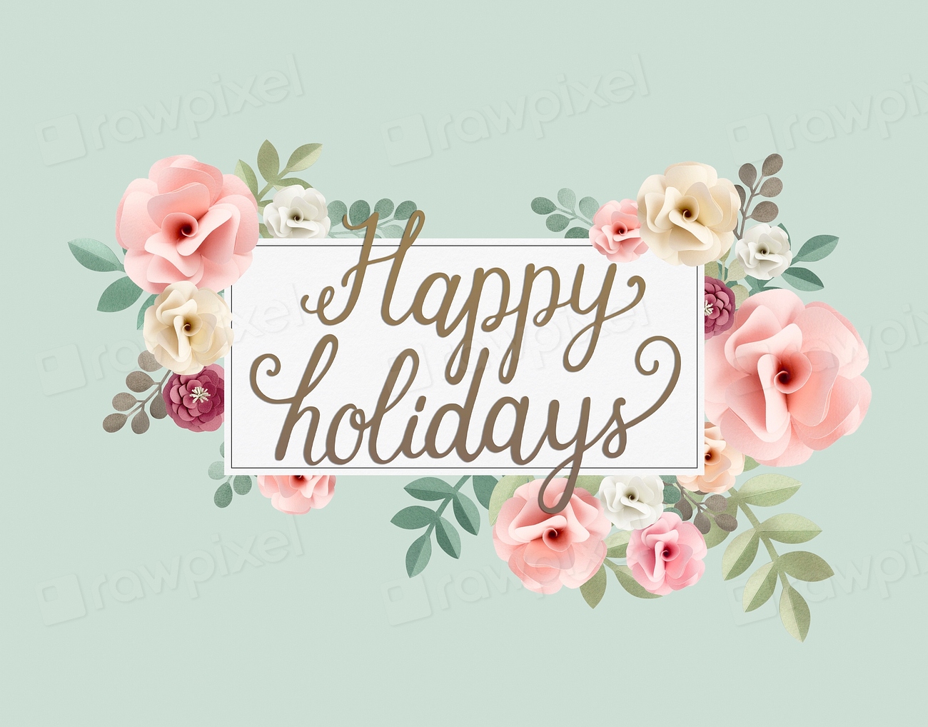 Happy Holidays Greeting Card Concept | Premium Photo - rawpixel