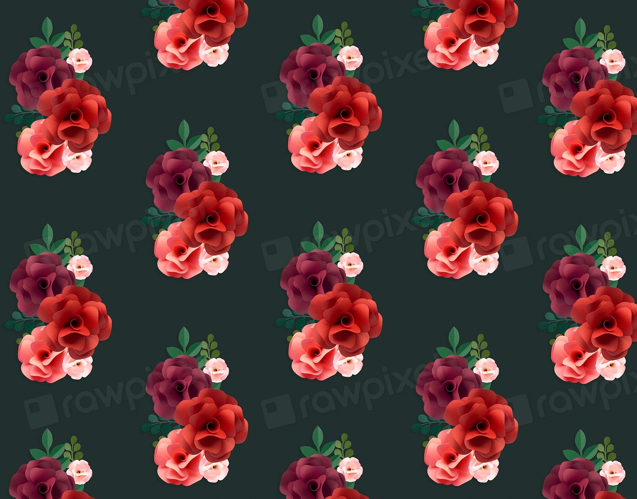 Rose Pattern Floral Texture Concept | Premium Photo - rawpixel