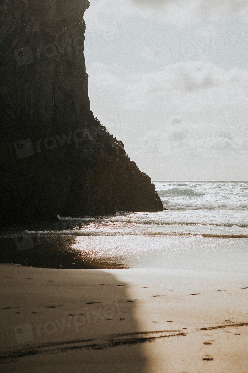 Shadow cliff calm sea | Premium Photo - rawpixel