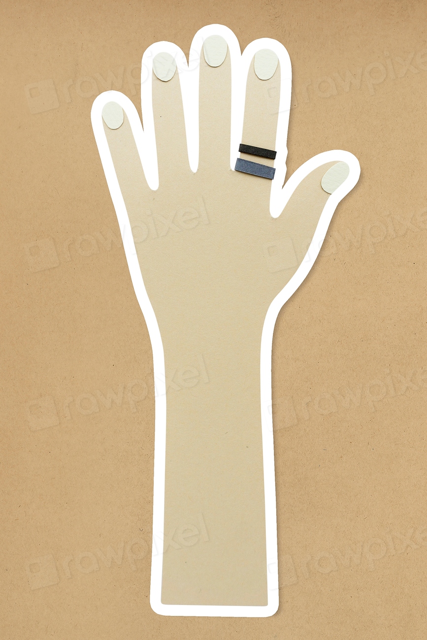 Male arm hand paper craft | Premium PSD - rawpixel