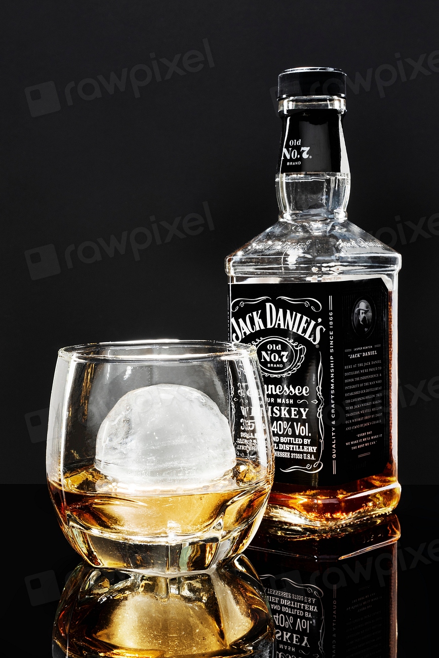 Jack Daniel's whisky bottle. JANUARY | Free Photo - rawpixel