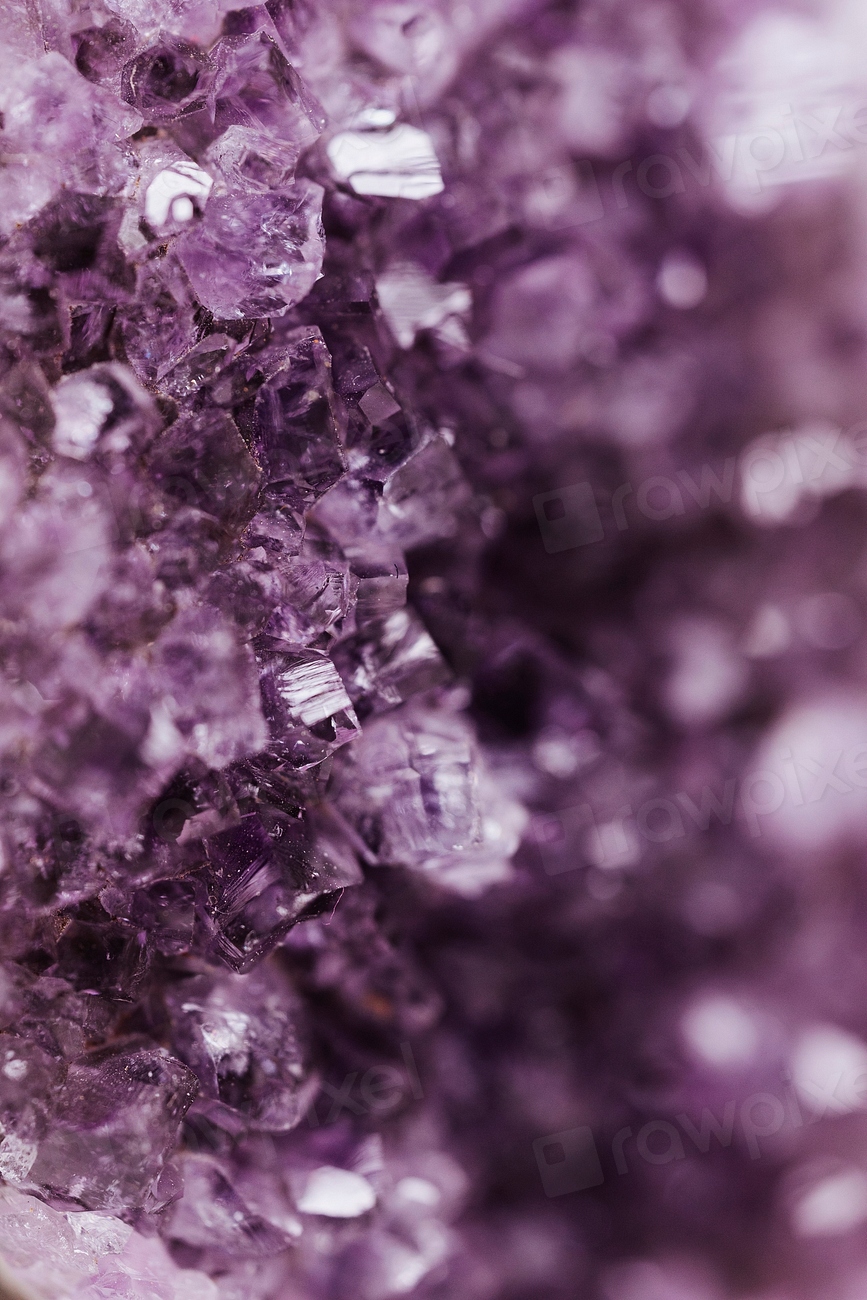 Amethyst crystal macro photography | Premium Photo - rawpixel