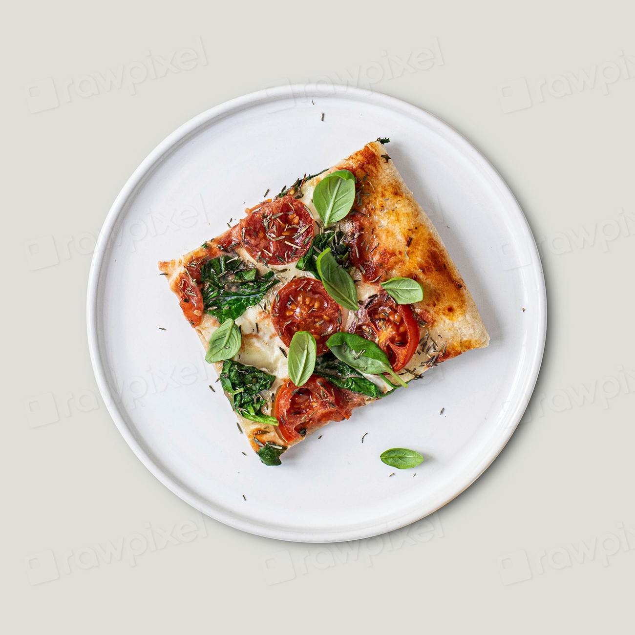 Fresh homemade pizza white dish | Premium PSD - rawpixel