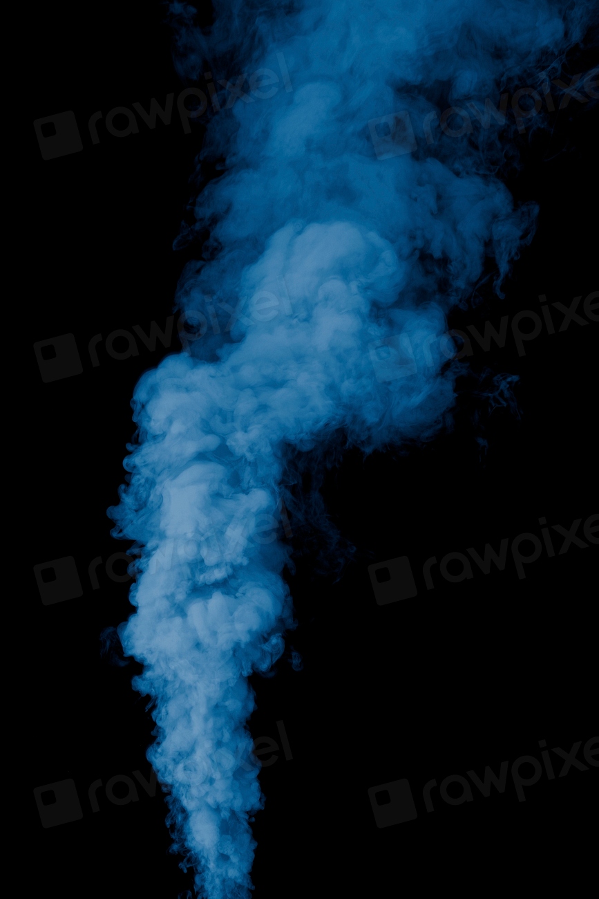 Blue smoke effect design element | Premium PSD - rawpixel