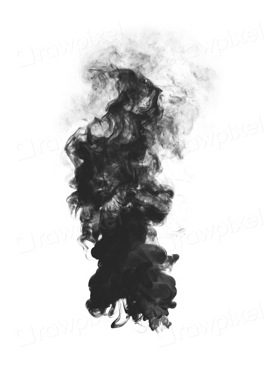 Black smoke effect design element | Premium PSD - rawpixel