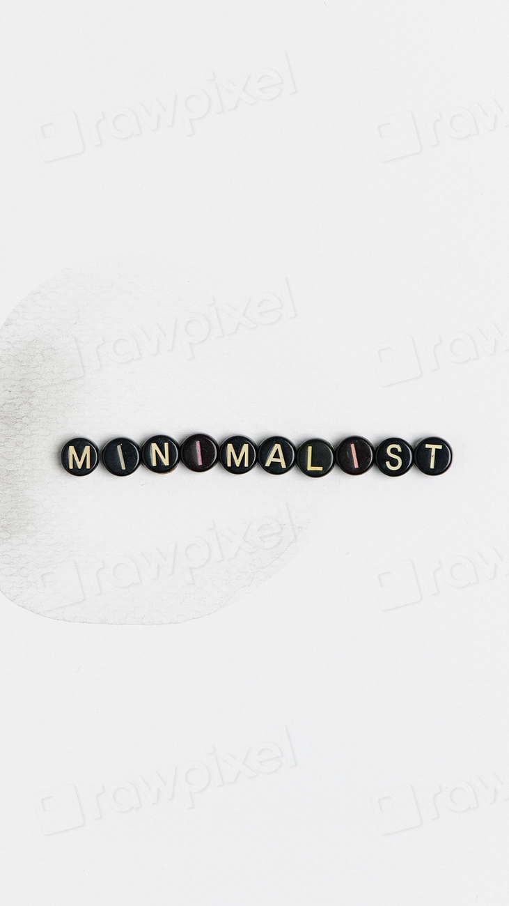 MINIMALIST beads word typography white | Free Photo - rawpixel