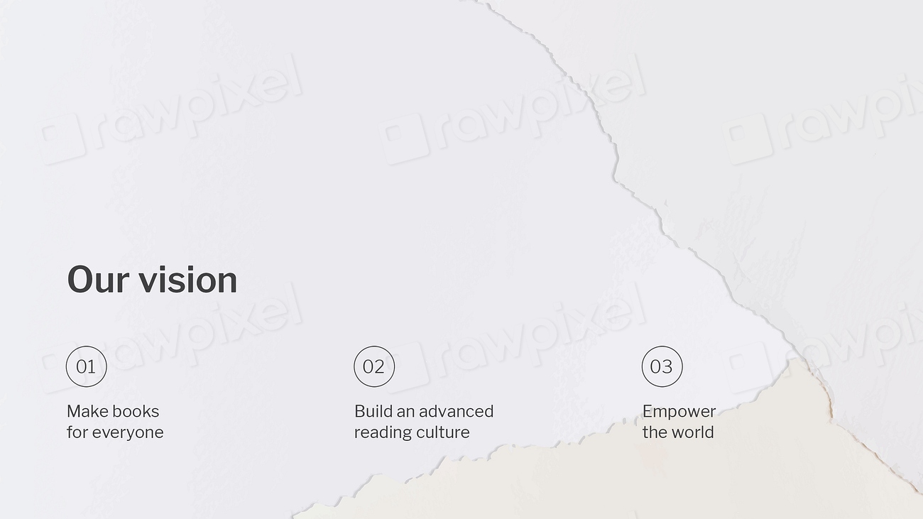 Vision business presentation psd template | Premium PSD Template - rawpixel