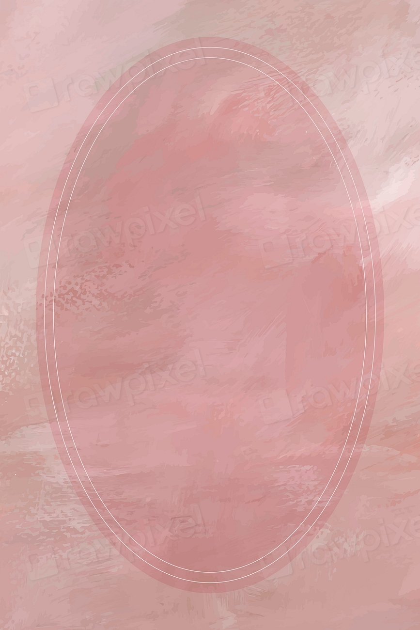 Oval frame pink background vector | Premium Vector - rawpixel