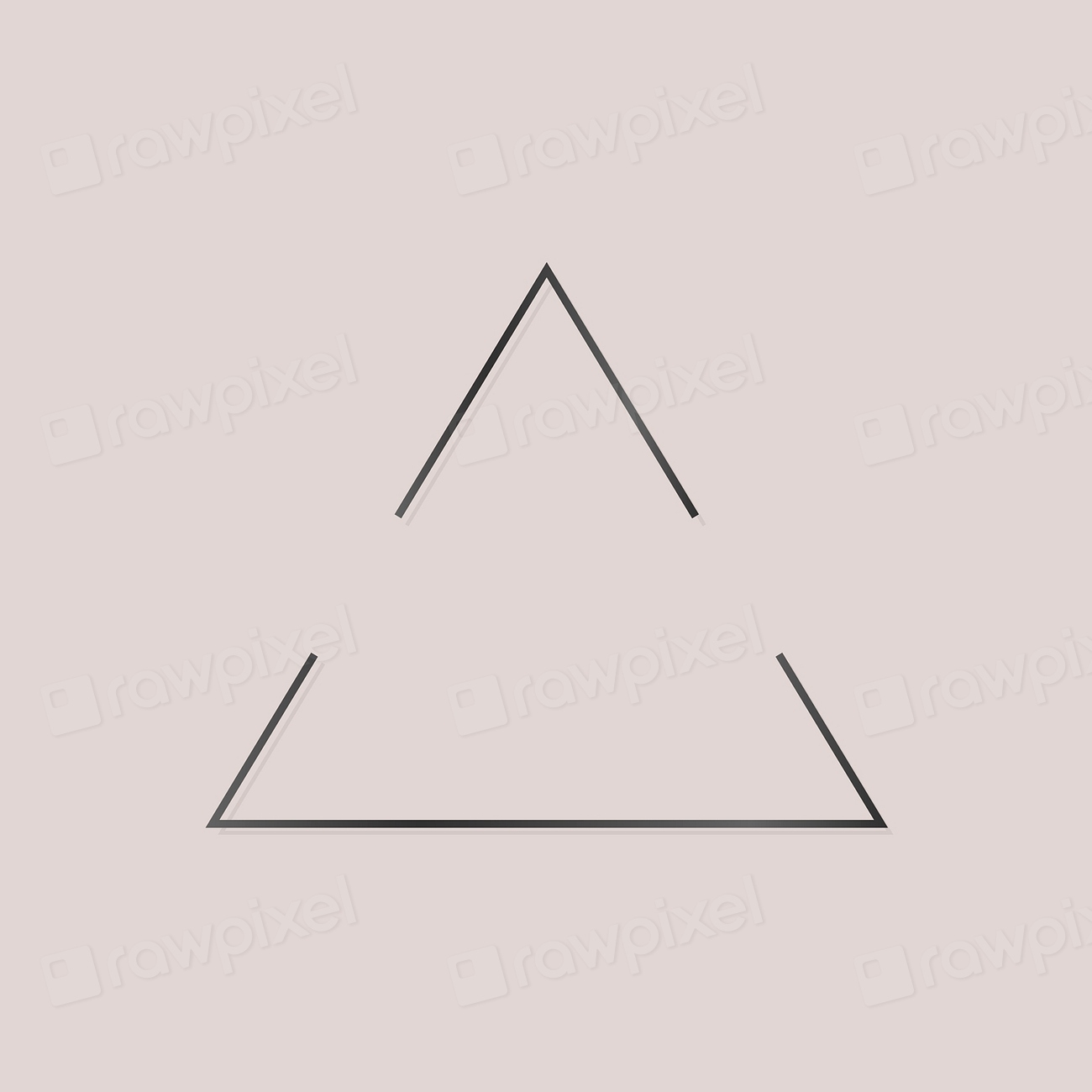 triangle frame blank background | Premium Vector - rawpixel