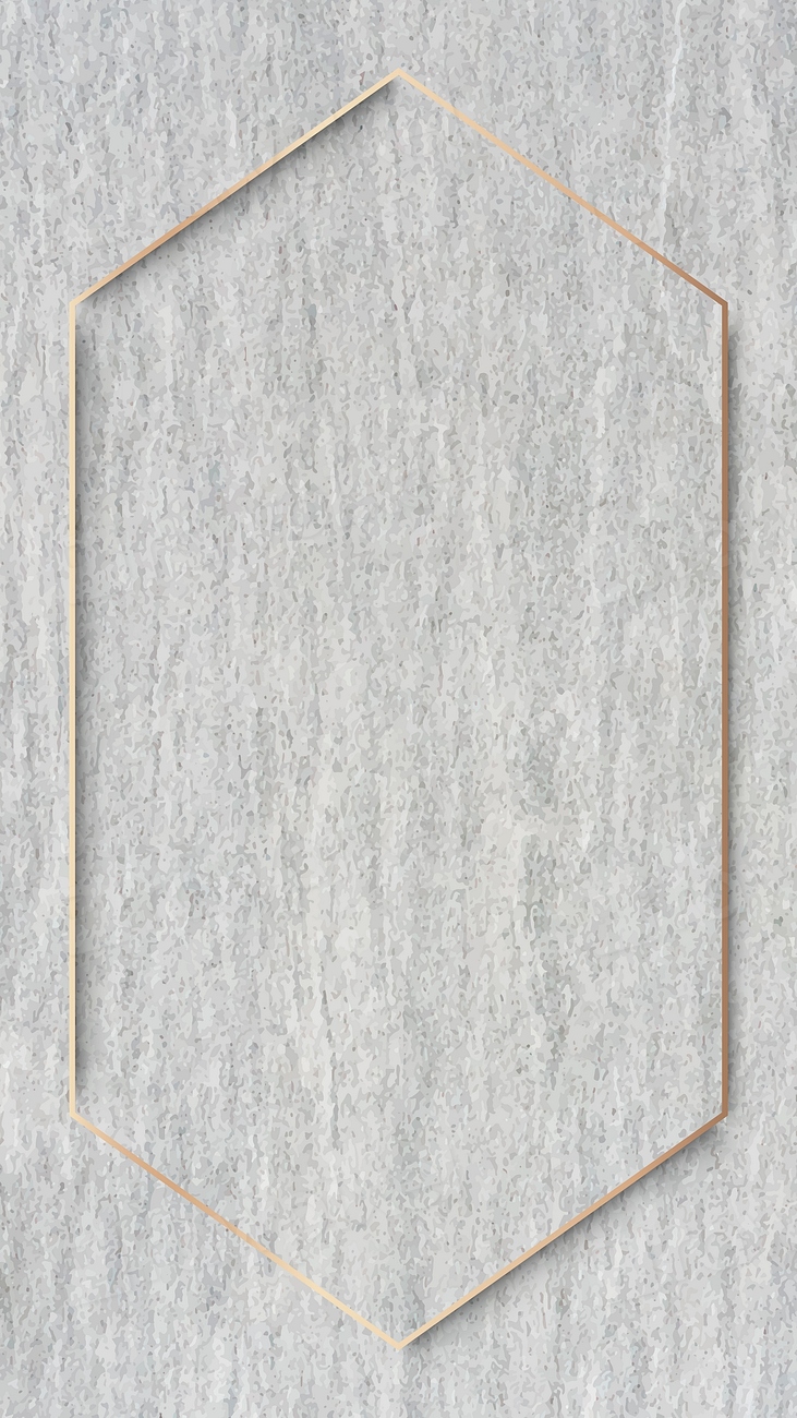 Hexagon silver frame on gray | Premium Vector - rawpixel