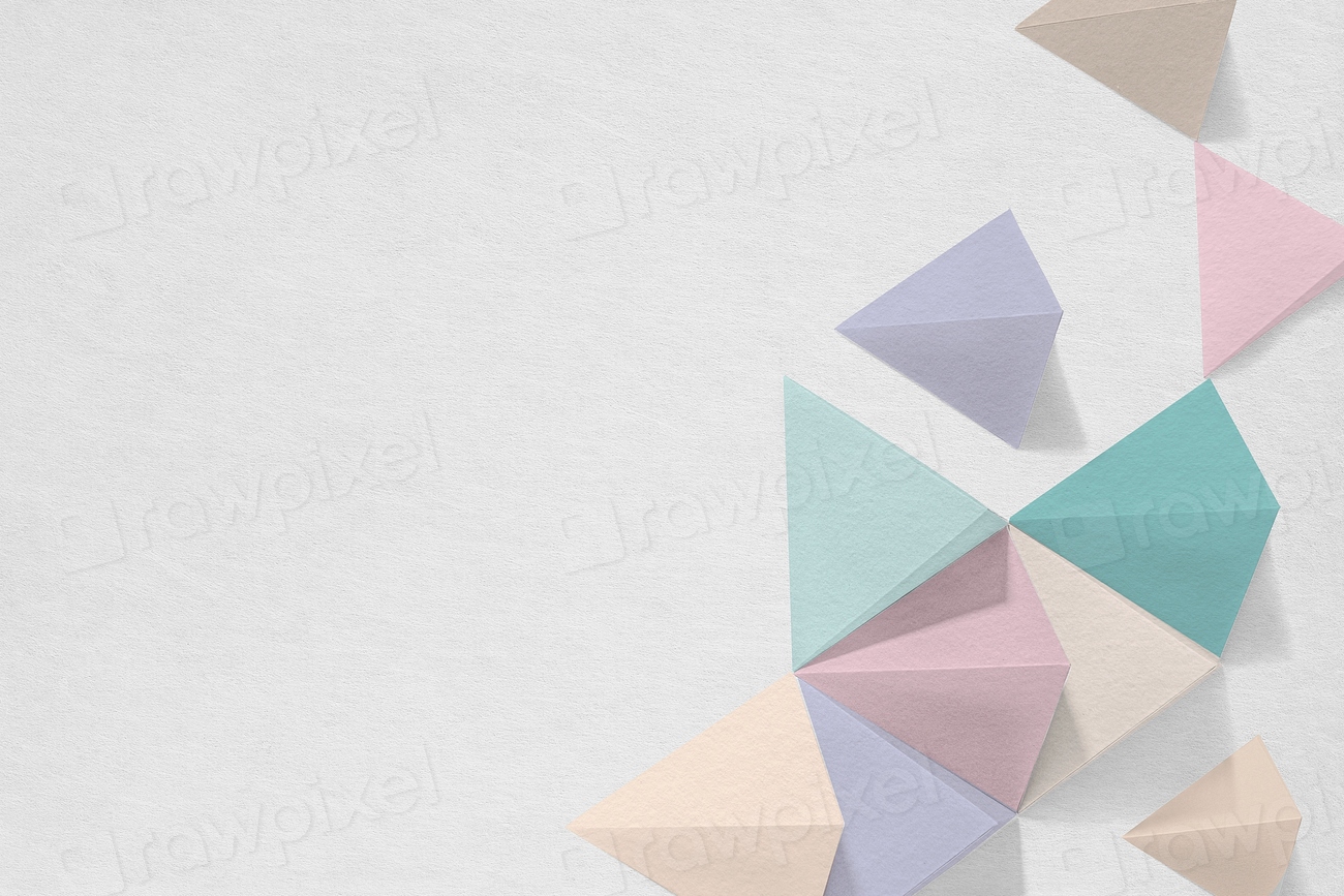 Geometric paper craft design background | Premium PSD - rawpixel