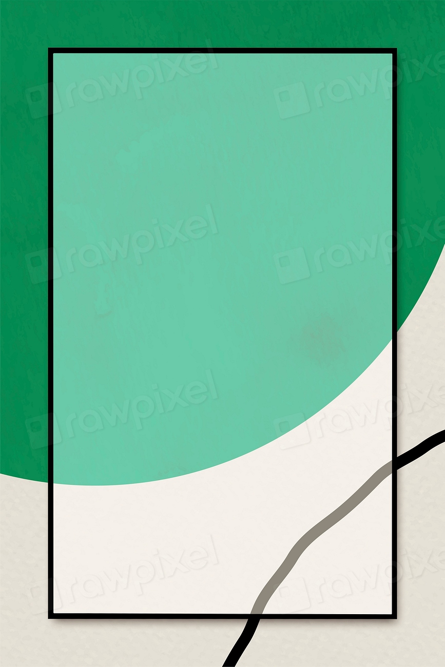 Retro green psd frame design | Premium PSD - rawpixel