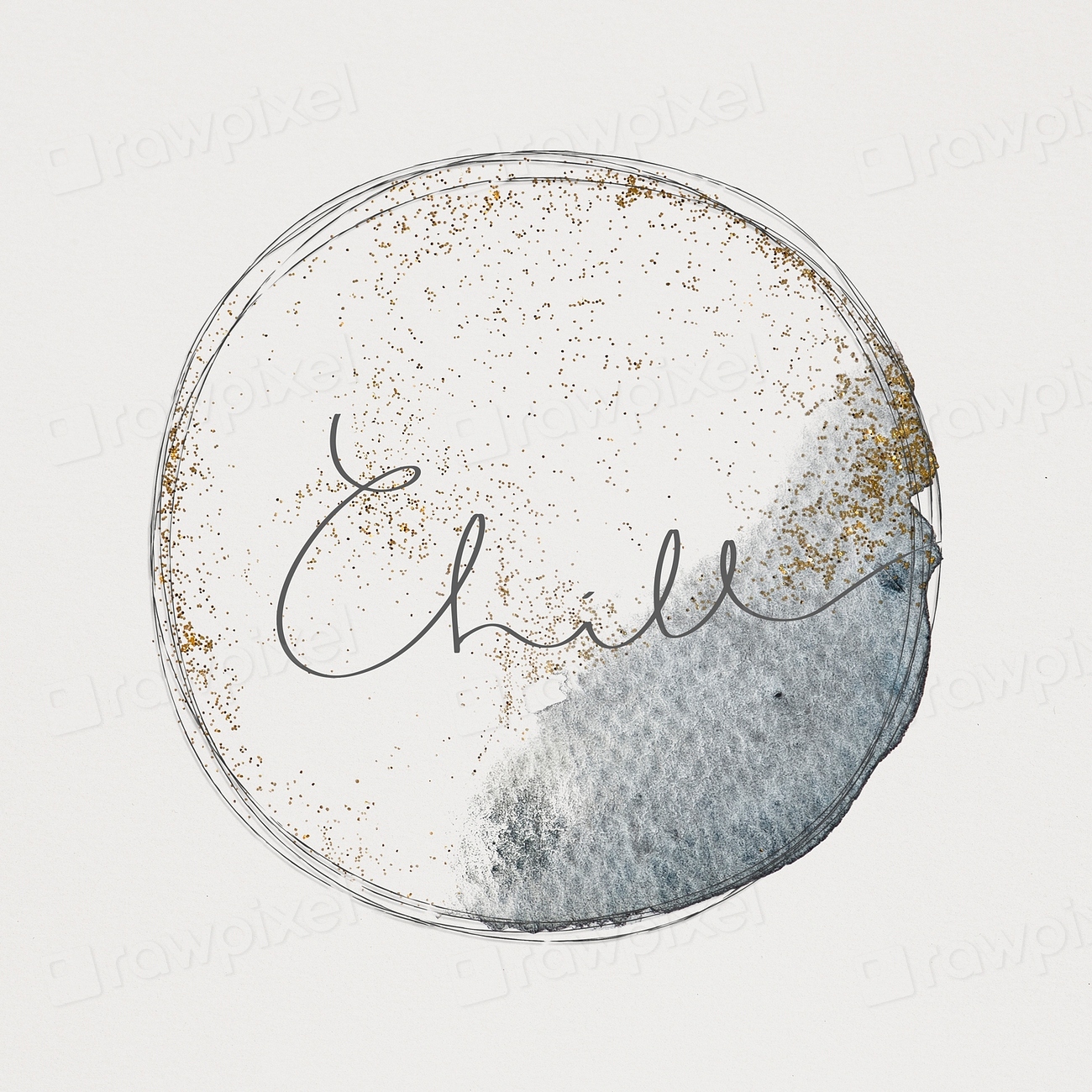 Gray abstract watercolor blob white | Premium PSD - rawpixel