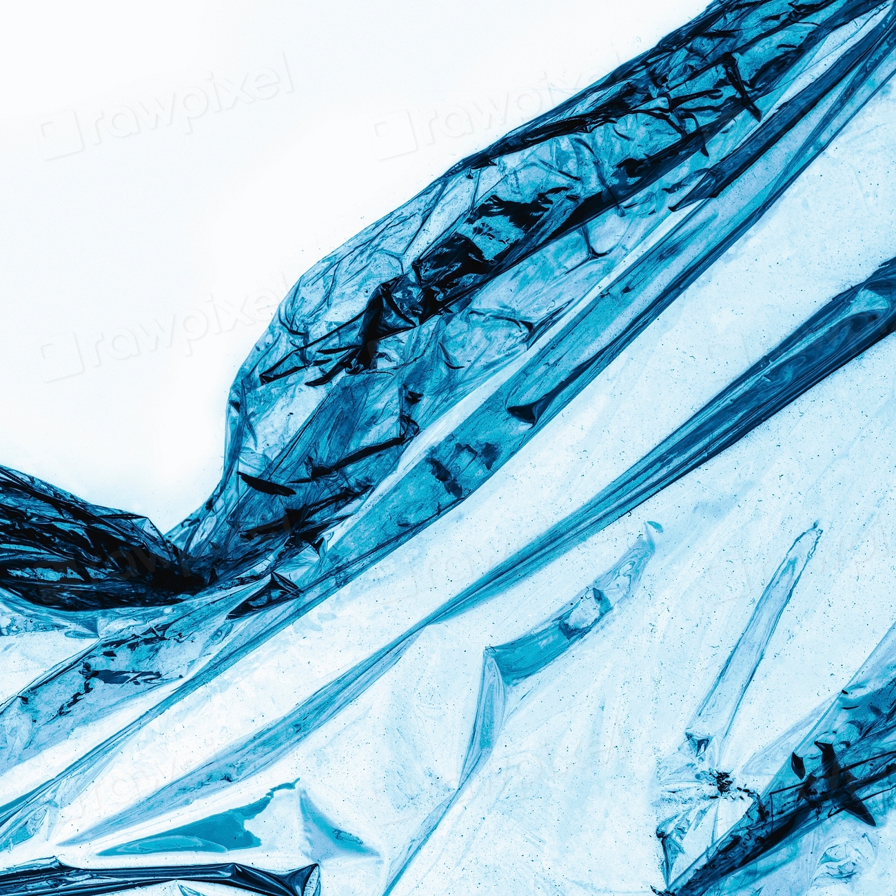 Wrinkled blue plastic wrap texture | Free Photo - rawpixel