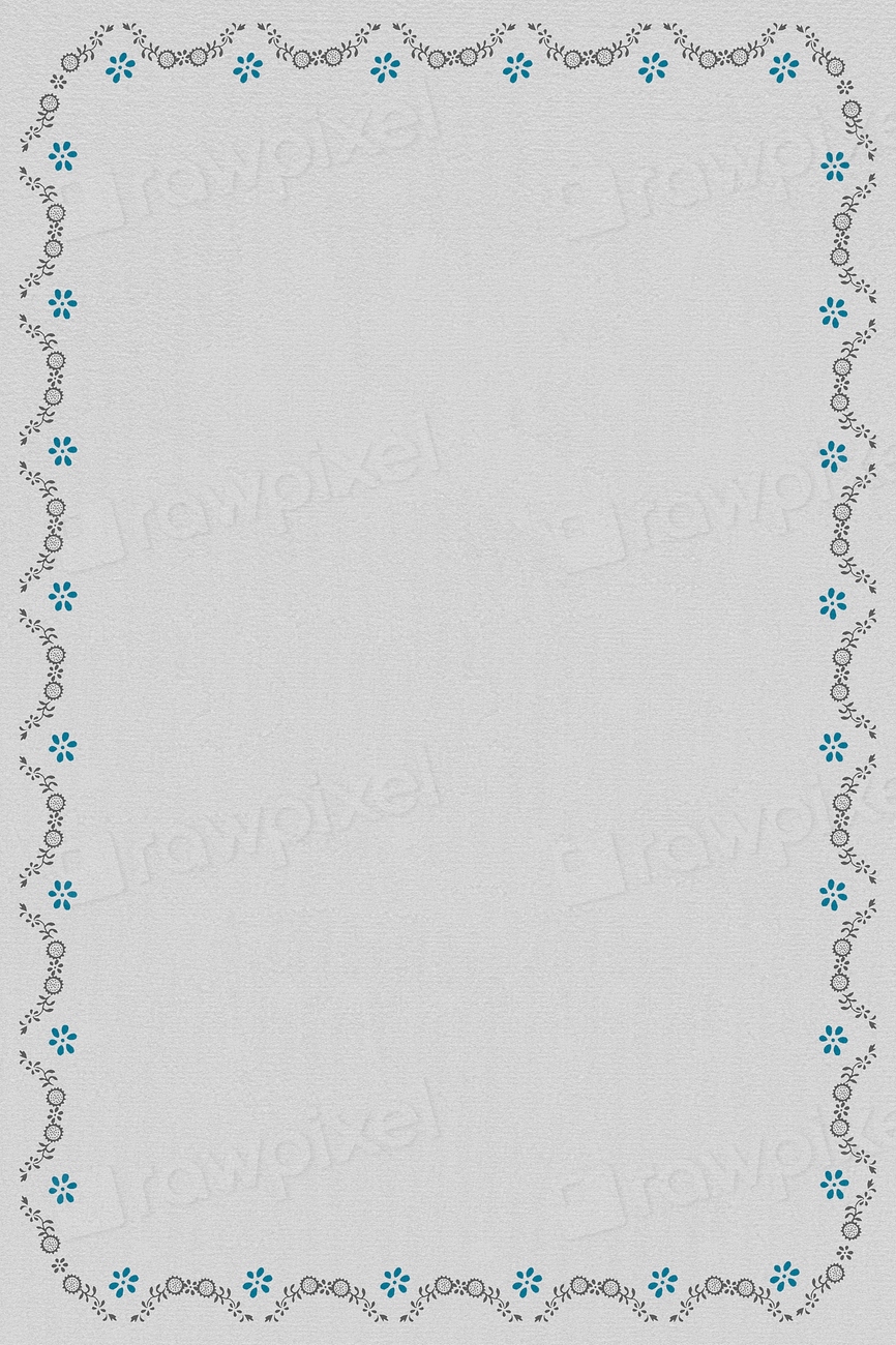 Nature ornament simple frame pattern | Premium PSD - rawpixel