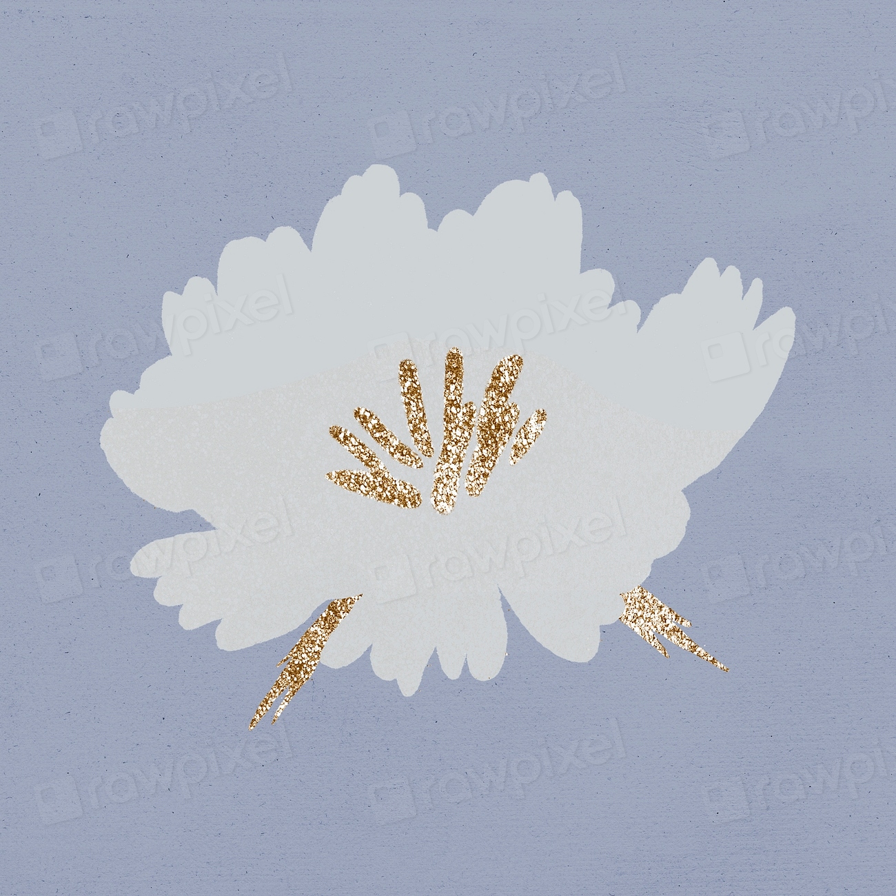 White dull flower hand drawn | Free Photo - rawpixel