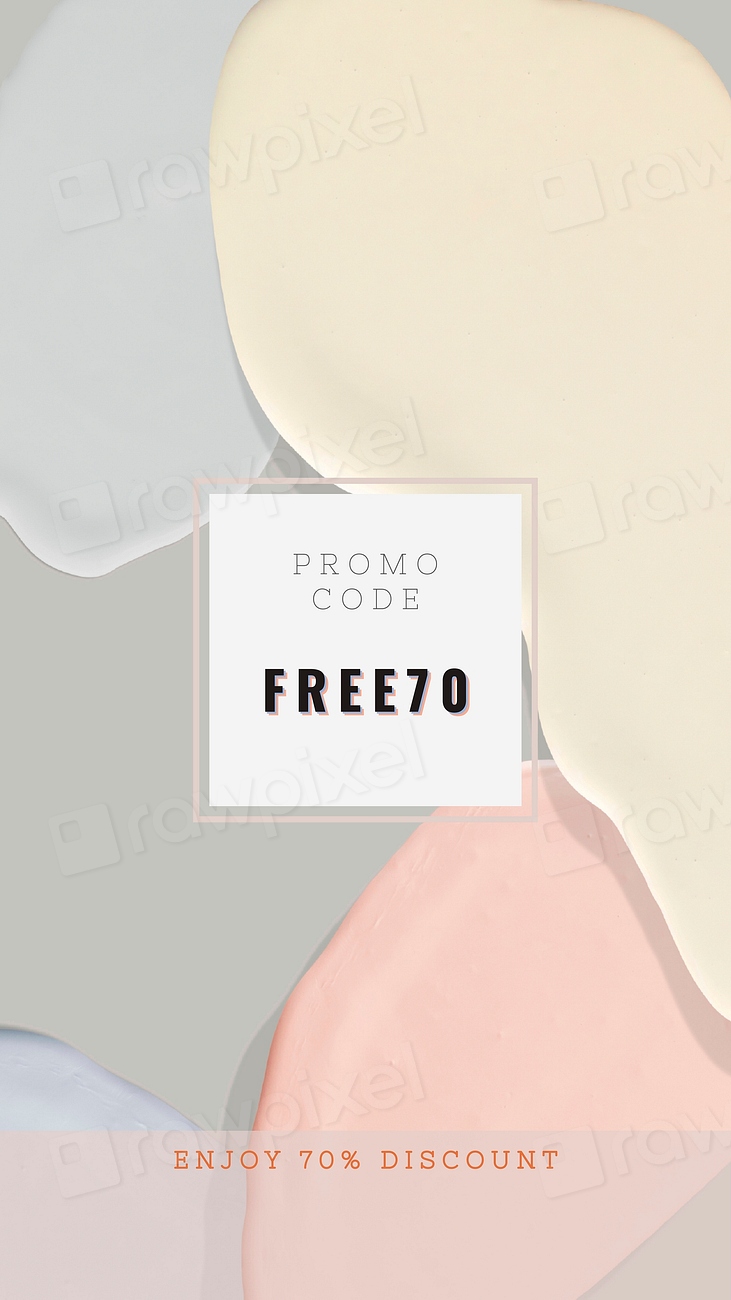 Promo code template collection vector | Premium Vector Template - rawpixel