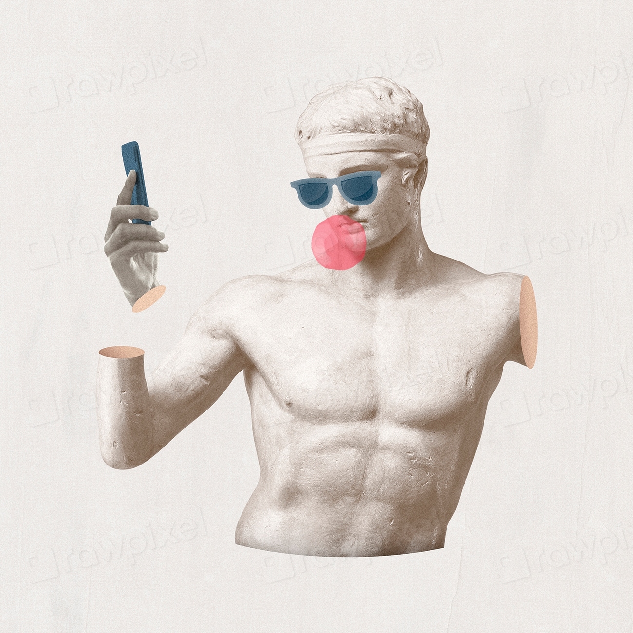 Social media addiction summer vibes | Premium Photo Illustration - rawpixel