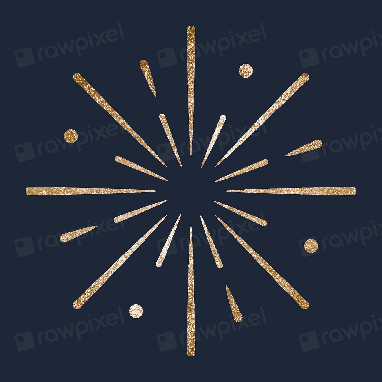 Glittery festive gold firework vector | Premium Vector - rawpixel