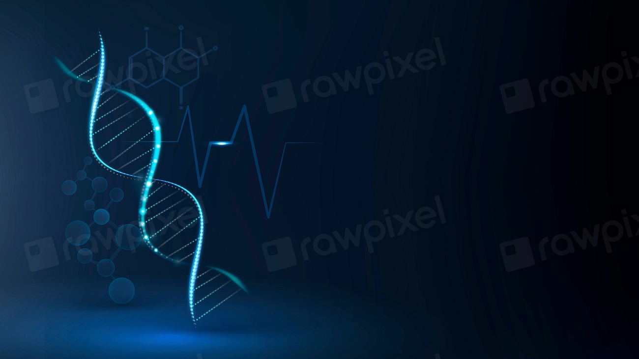 DNA biotechnology science background vector | Premium Vector - rawpixel