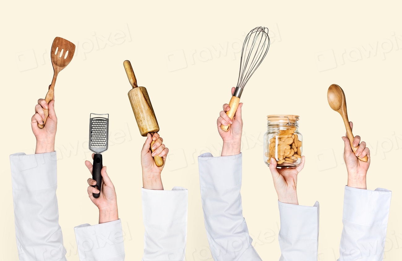 Hand holding variation of object | Premium Photo - rawpixel