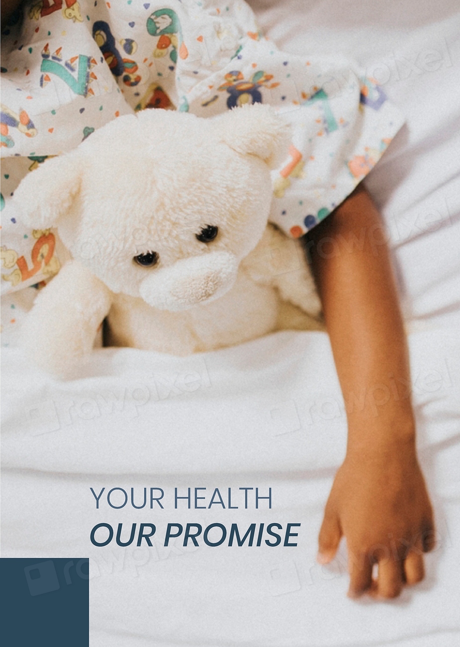 Medical, Pediatrics poster template, hospital | Premium Vector Template ...