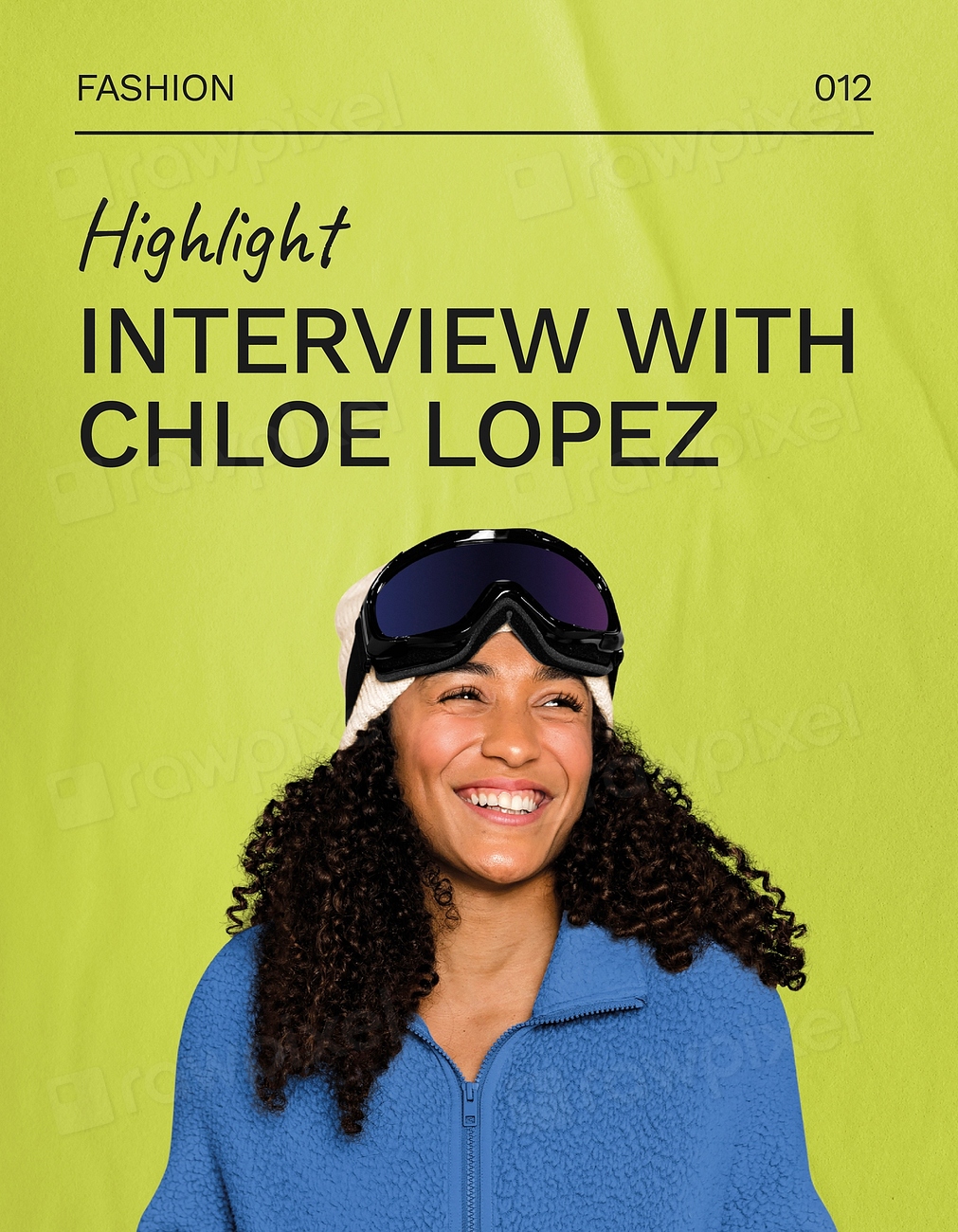 Interview flyer template, wrinkled paper | Premium Vector Template ...