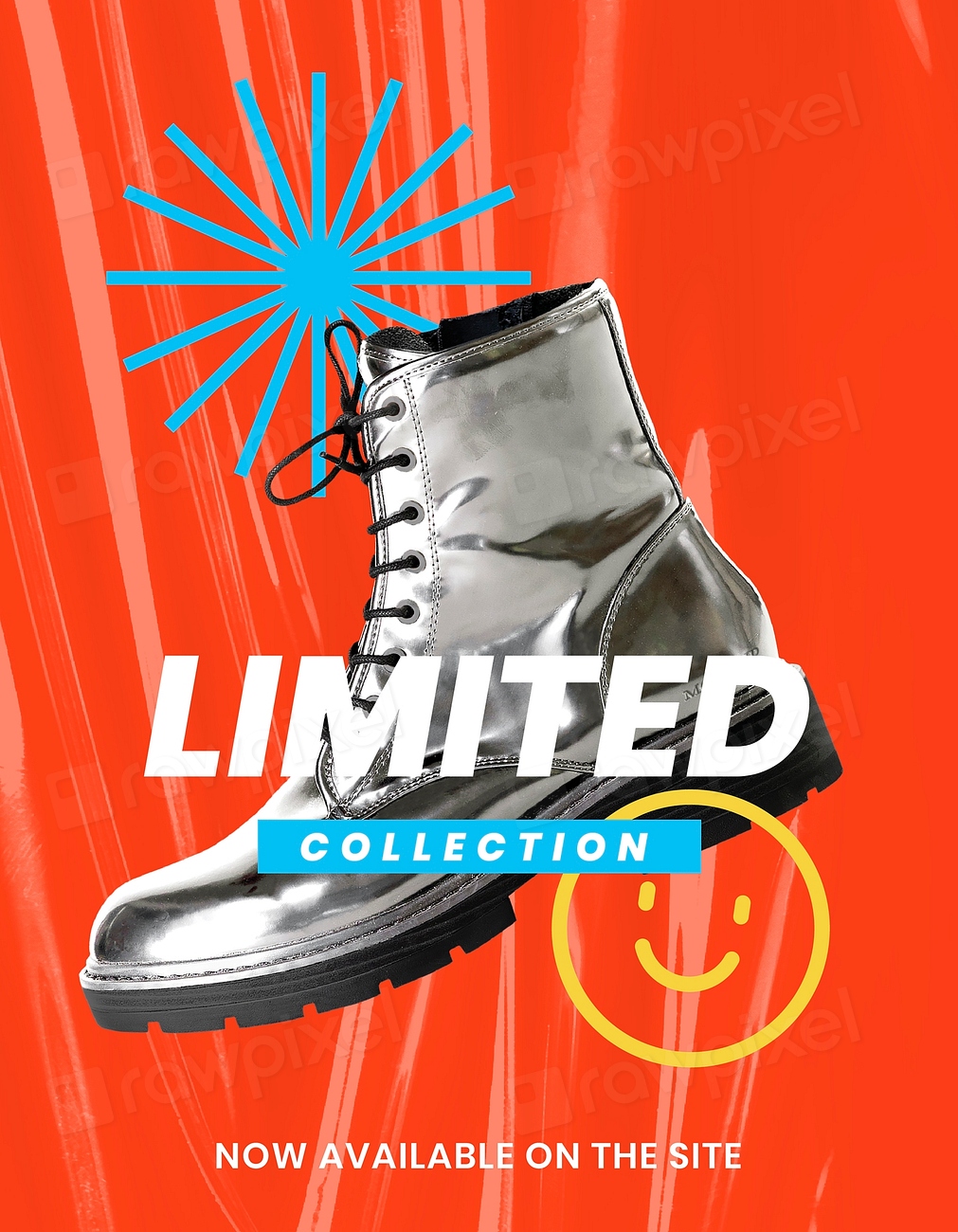 Funky fashion flyer editable template, | Premium PSD Template - rawpixel