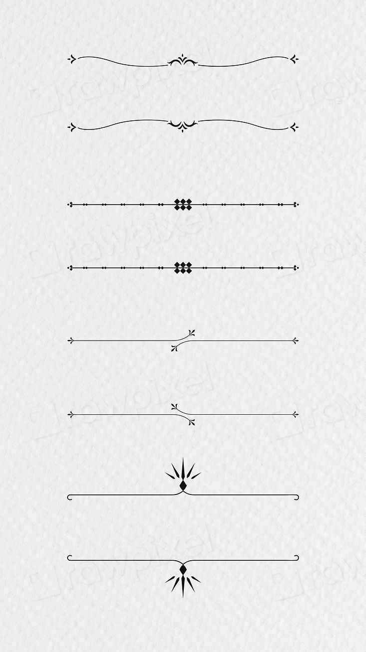 Vintage line frame collection | Premium PSD - rawpixel