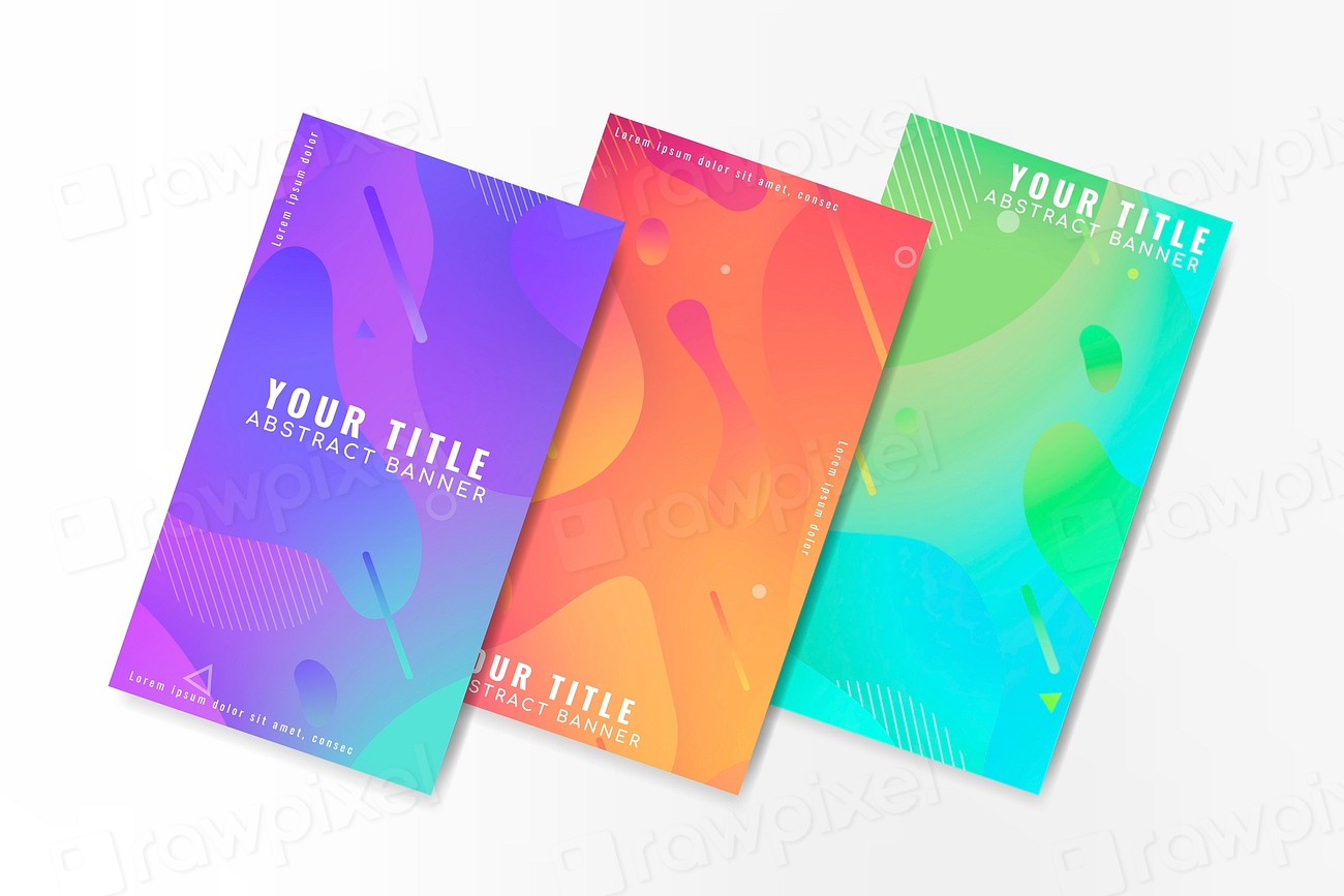 Colorful abstract seamless patterned poster | Premium Vector - rawpixel