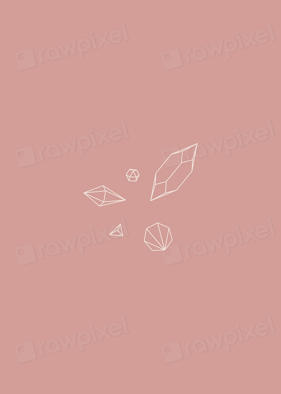 Linear geometric diamond design vector | Free Vector - rawpixel