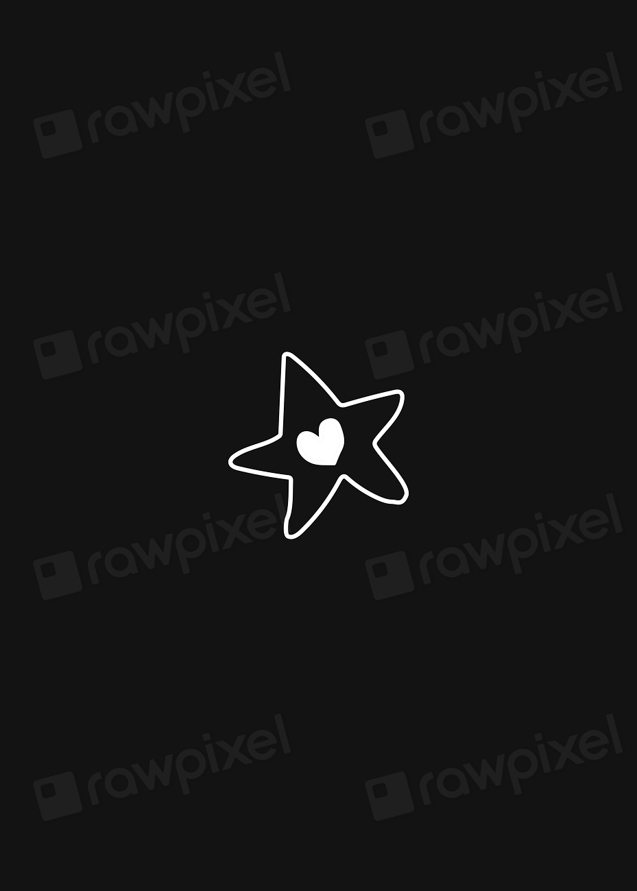 Hand drawn white star vector | Free Vector - rawpixel