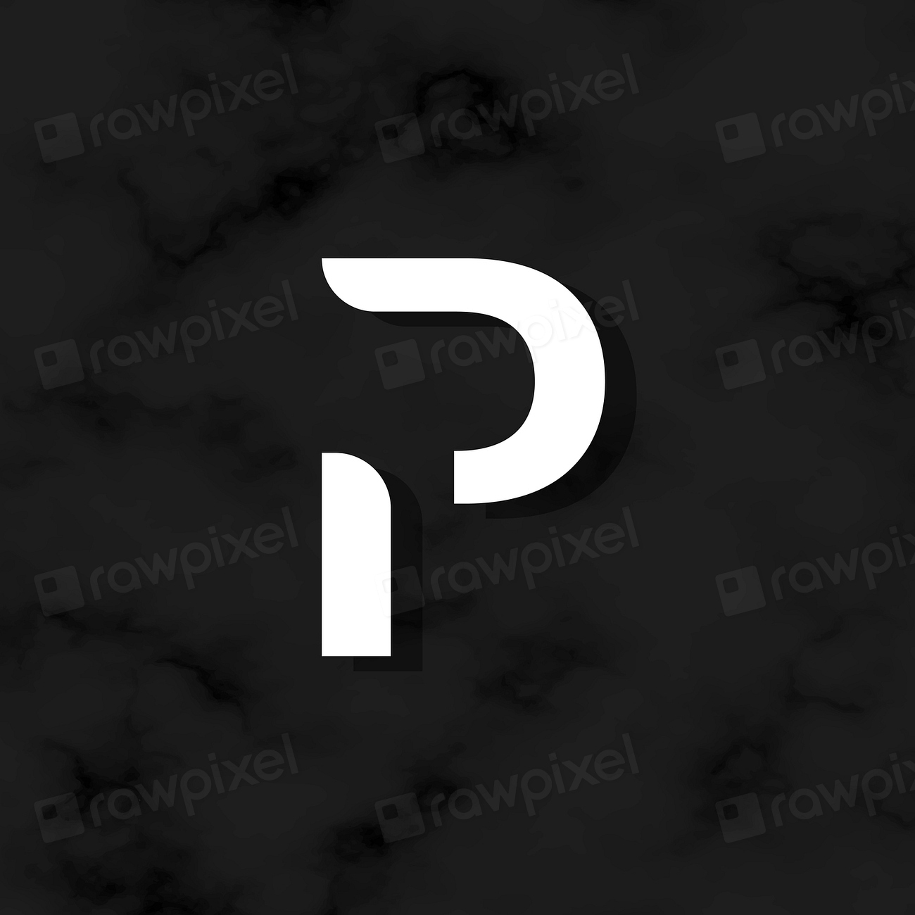 Capital letter P modern typography | Premium Vector - rawpixel